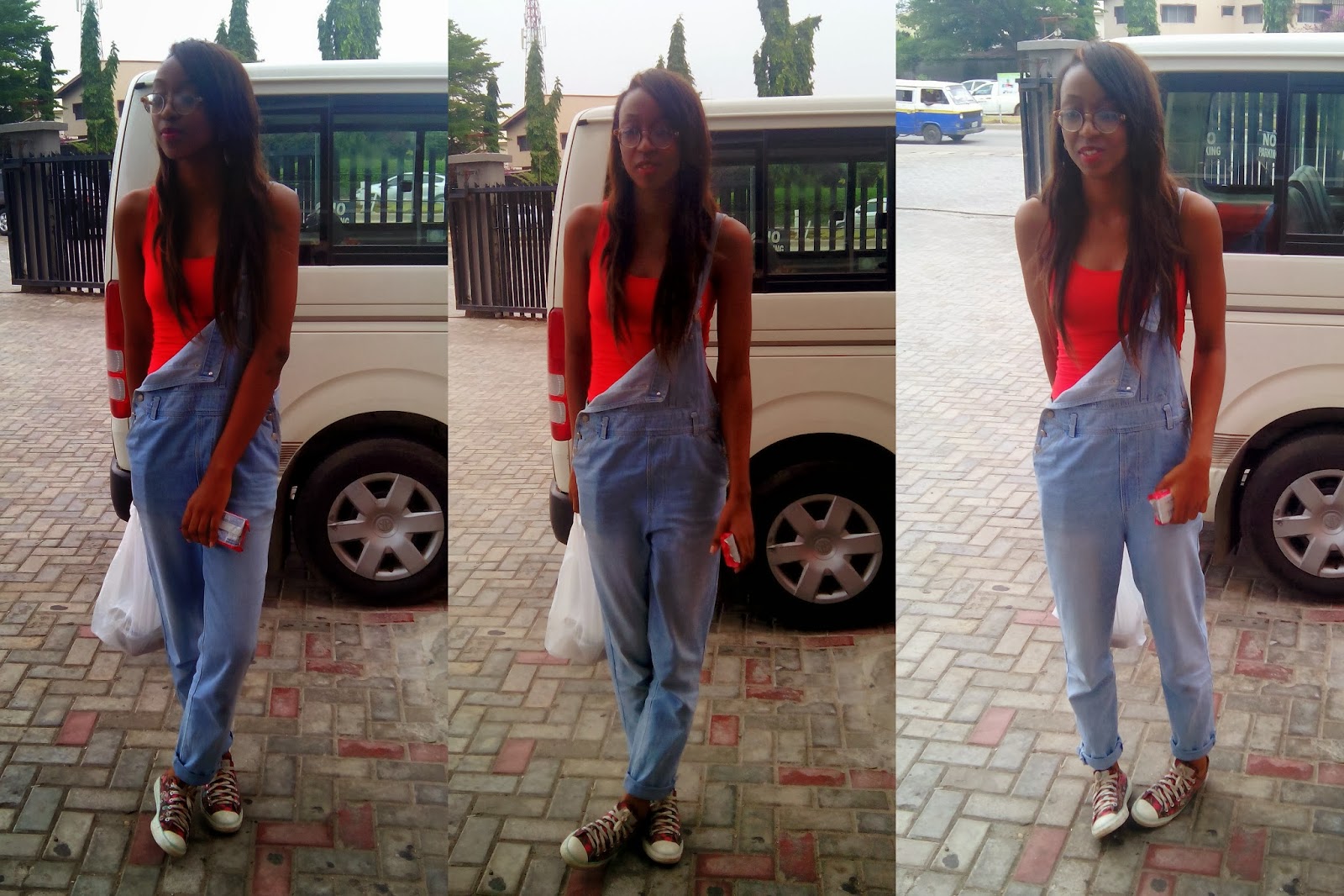 Outfit || Denim Dungarees - Cassie Daves